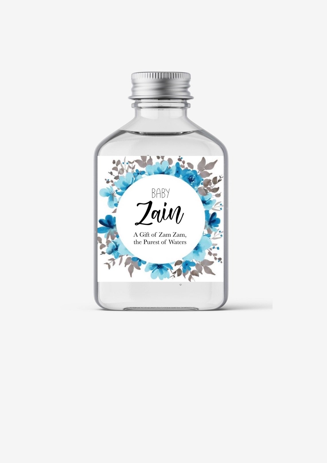 Baby Zam Zam Favour Bottles Islamic New Boy Girl Newborn Name ...