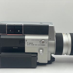 Vintage Canon Auto Zoom 1014 Electronic Super 8 Movie Film Camera Fully ...