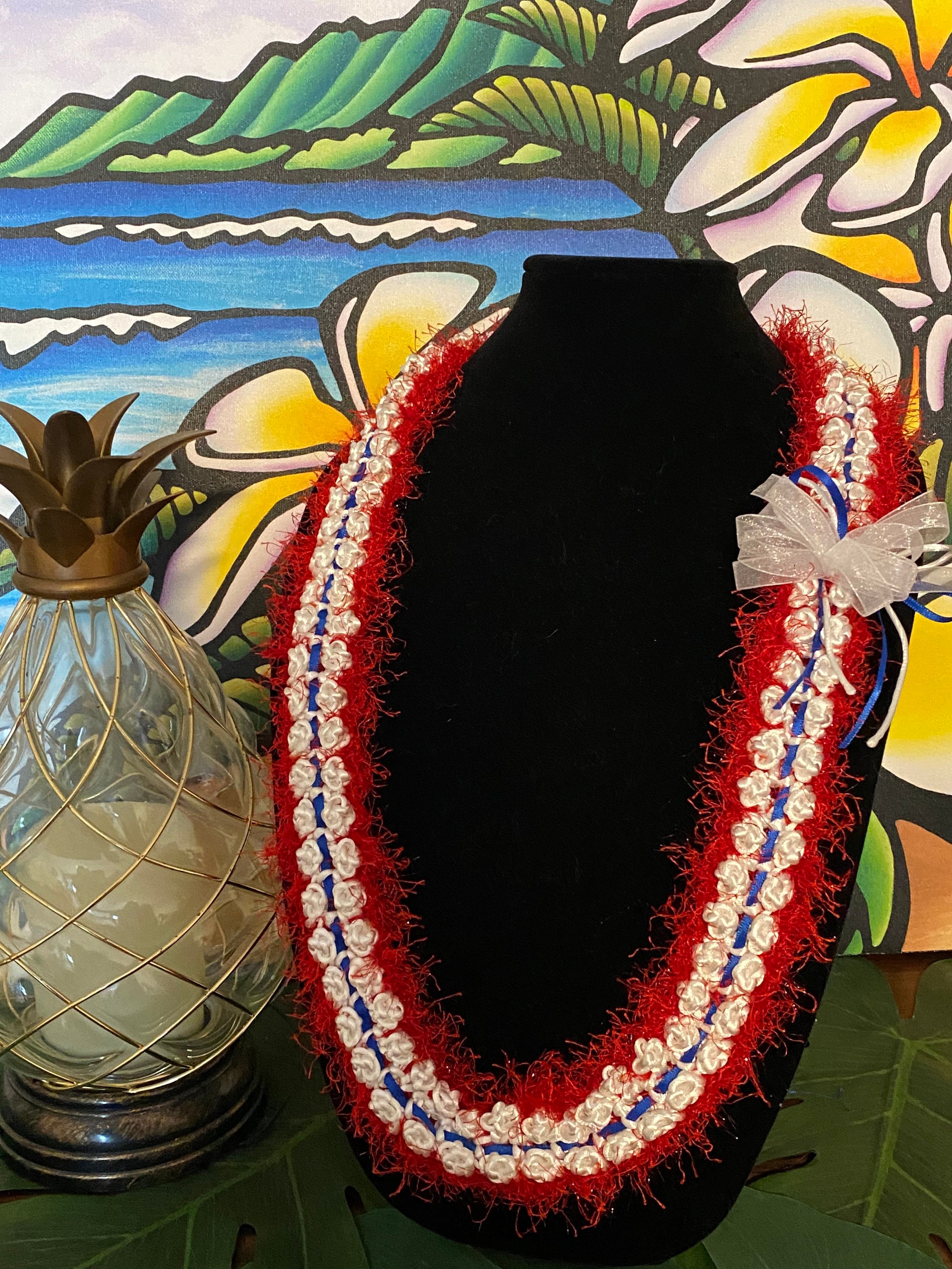 Graduation Lei - Double Strand “pikake” Style - Variety of Colors ...