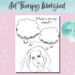 Art Therapy Worksheet PDF, Therapeutic Art Self Care Worksheet ...