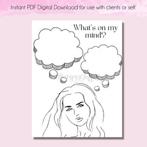 Art Therapy Worksheet PDF, Therapeutic Art Self Care Worksheet ...