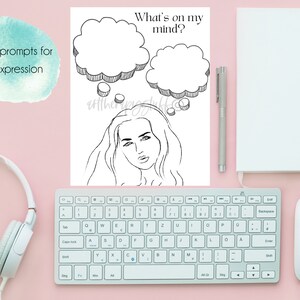 Art Therapy Worksheet PDF, Therapeutic Art Self Care Worksheet ...