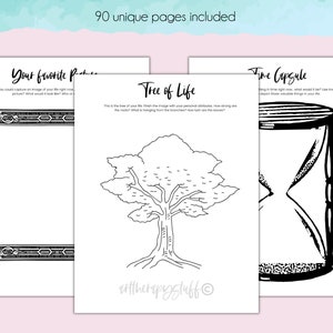 Art Therapy Journal PDF, Therapeutic Art Self Care Journal Printable ...