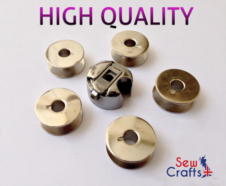 INDUSTRIAL Sewing Machine BOBBIN CASE + 5 Bobbins Fits 95, 96, 188K ...