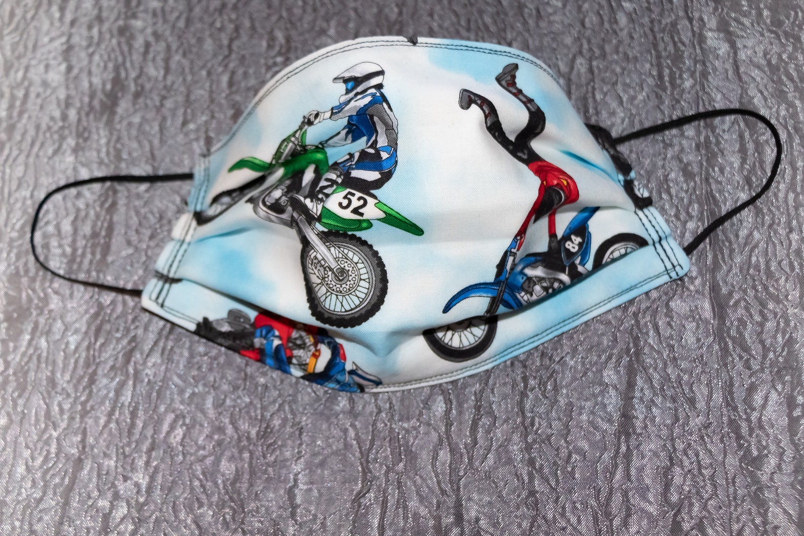 Dirt Bikes Motocross Face Mask Triple Layer Washable - Etsy
