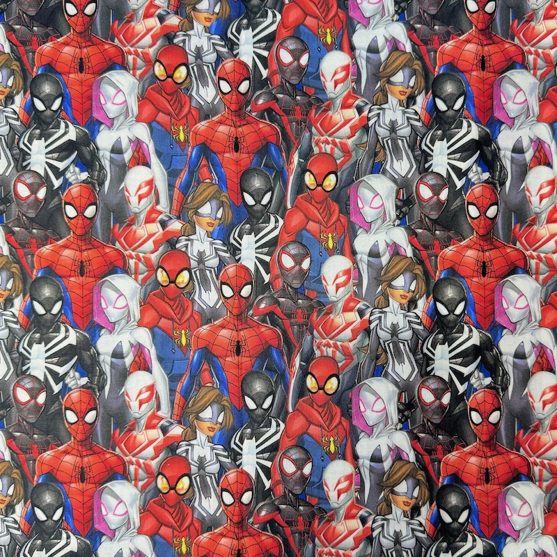 Spiderman Fabric - Etsy