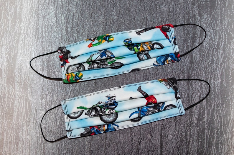 Dirt Bikes Motocross Face Mask, Triple Layer, Washable, Reusable ...