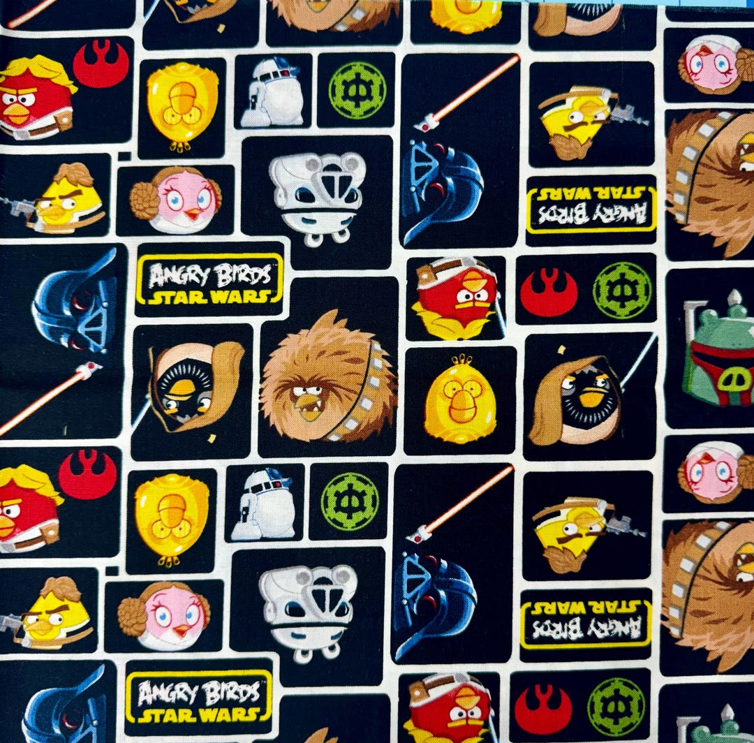 Angry Birds Star Wars Cotton Fabric, Ready for Sewing, Quilting ...