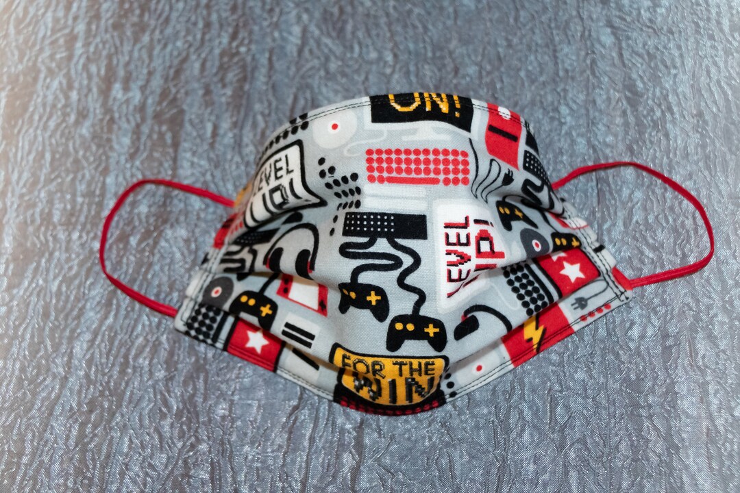 Clearance Sale, READY TO SHIP! Video Game Gamers Face Mask, Triple ...
