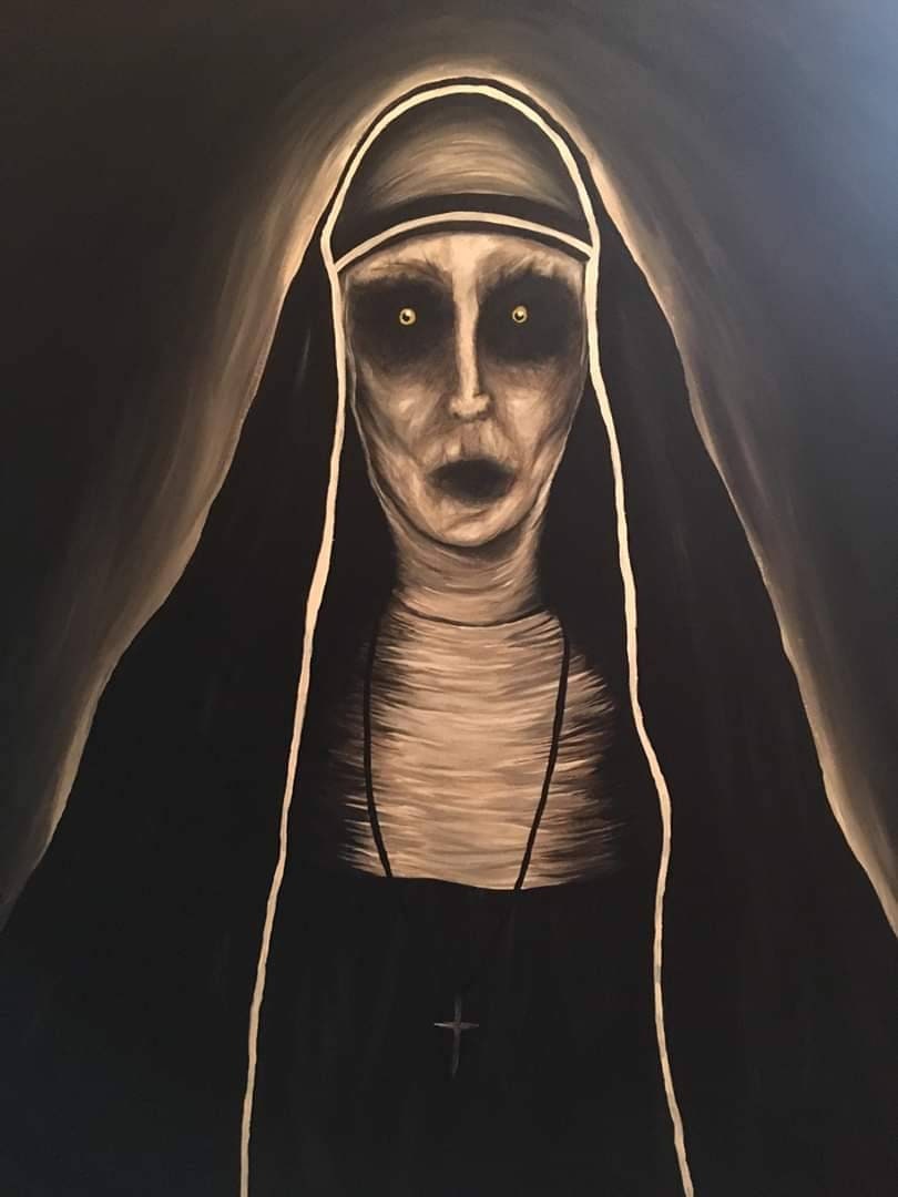 The Nun - Conjuring Painting - Canvas - Etsy