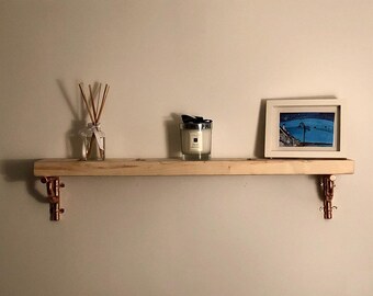 Copper shelf brackets | Etsy