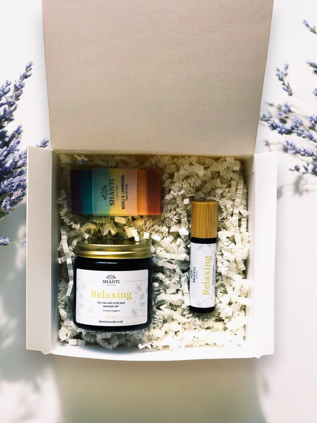 Aromatherapy Pamper Gift Box Scented With Organic Essential Oils Spa ...