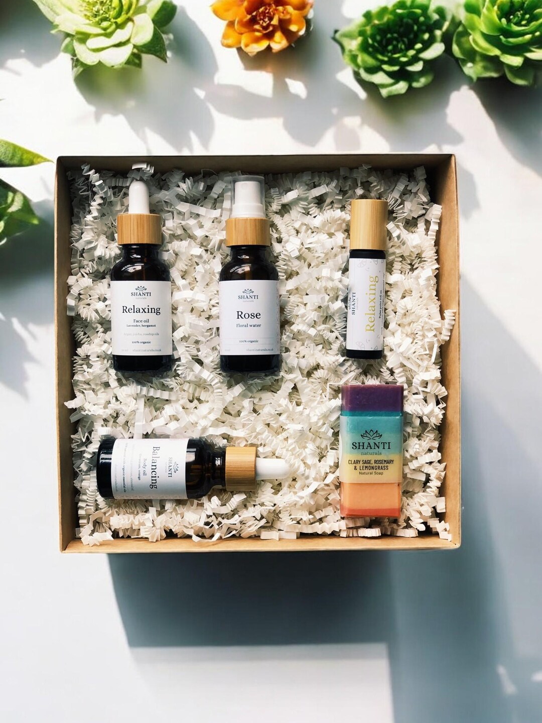 Organic Spa Aromatherapy Pamper Gift Box Birthday Gift for Her Luxury ...