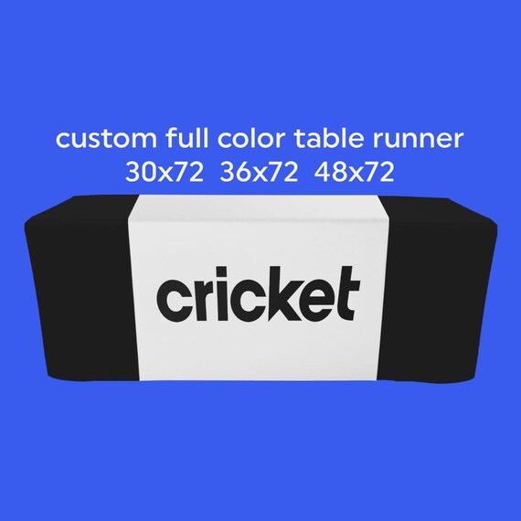 Custom Full Color Table Runner Custom Your Logo or Design - Etsy