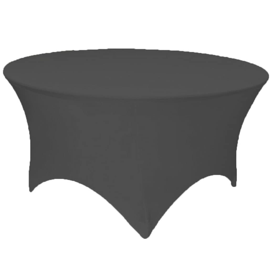 Round Spandex Tablecloth Fitted Stretch Tablecloth Cover for - Etsy