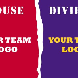Make Your Own Custom House Divided Flag for Any Teams, Schools or ...
