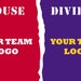 Make Your Own Custom House Divided Flag for Any Teams, Schools or ...