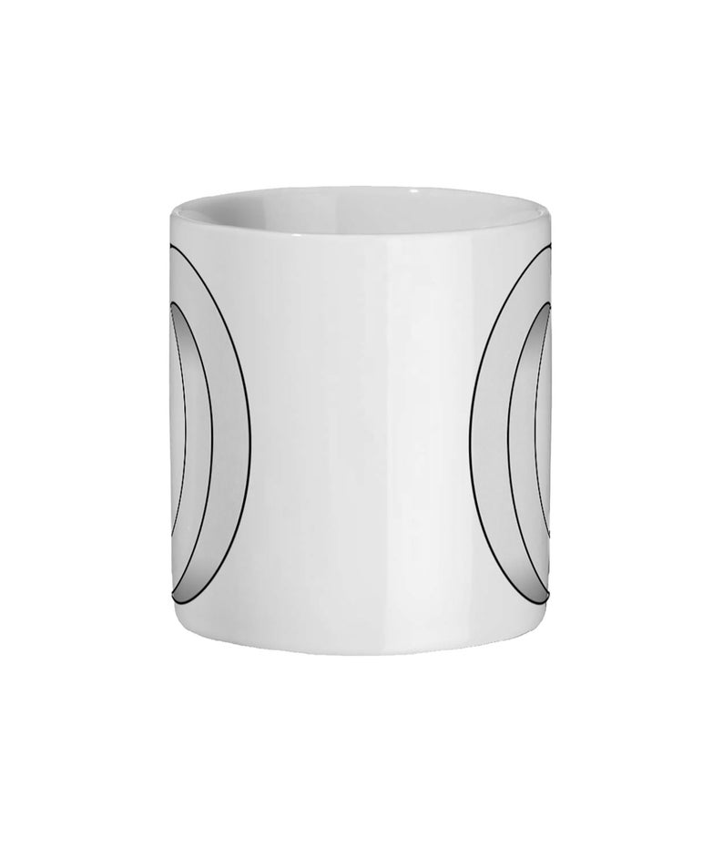 Optical Illusion Ceramic Mug Impossible Oval Design 11oz Coffee Tea Hot ...