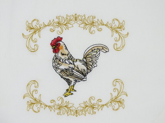 Kitchen & Dining Tea Towels Farm Country Theme Flour Sack Dish Towel ...