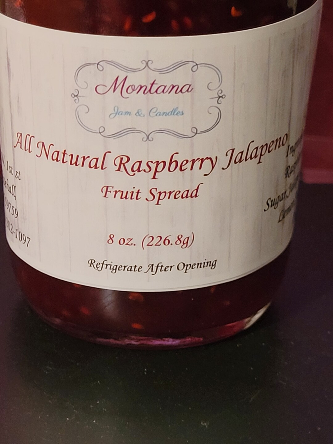 All Natural Raspberry Jalapeno jamfruit Spread. Fruit is the First ...