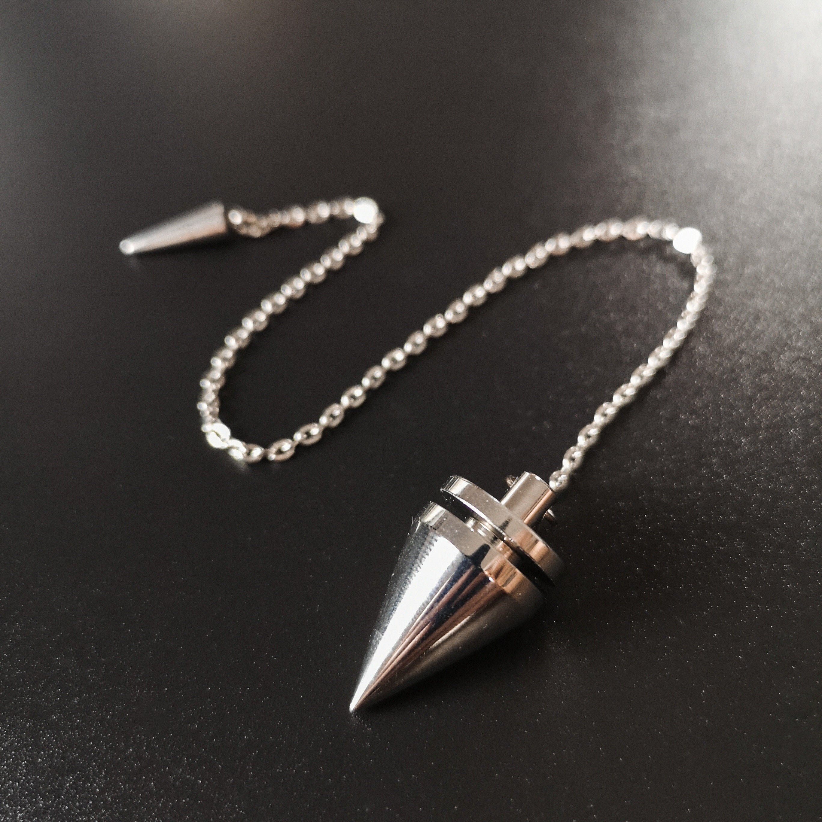 Cone and Coil Divination Pendulum Elegant Dowsing Pendulum - Etsy