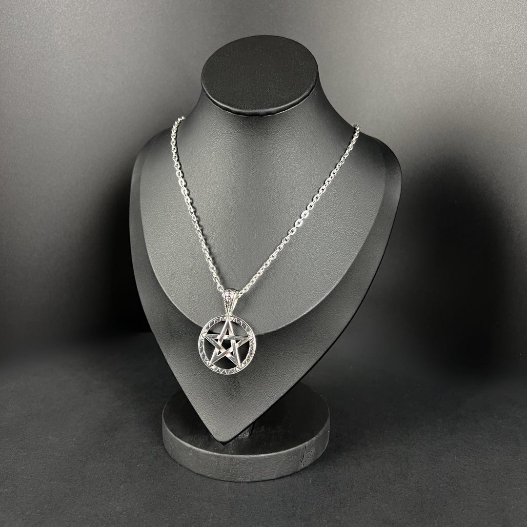 Chunky Pentacle Necklace, Bold Massive Witch Jewelry - Etsy