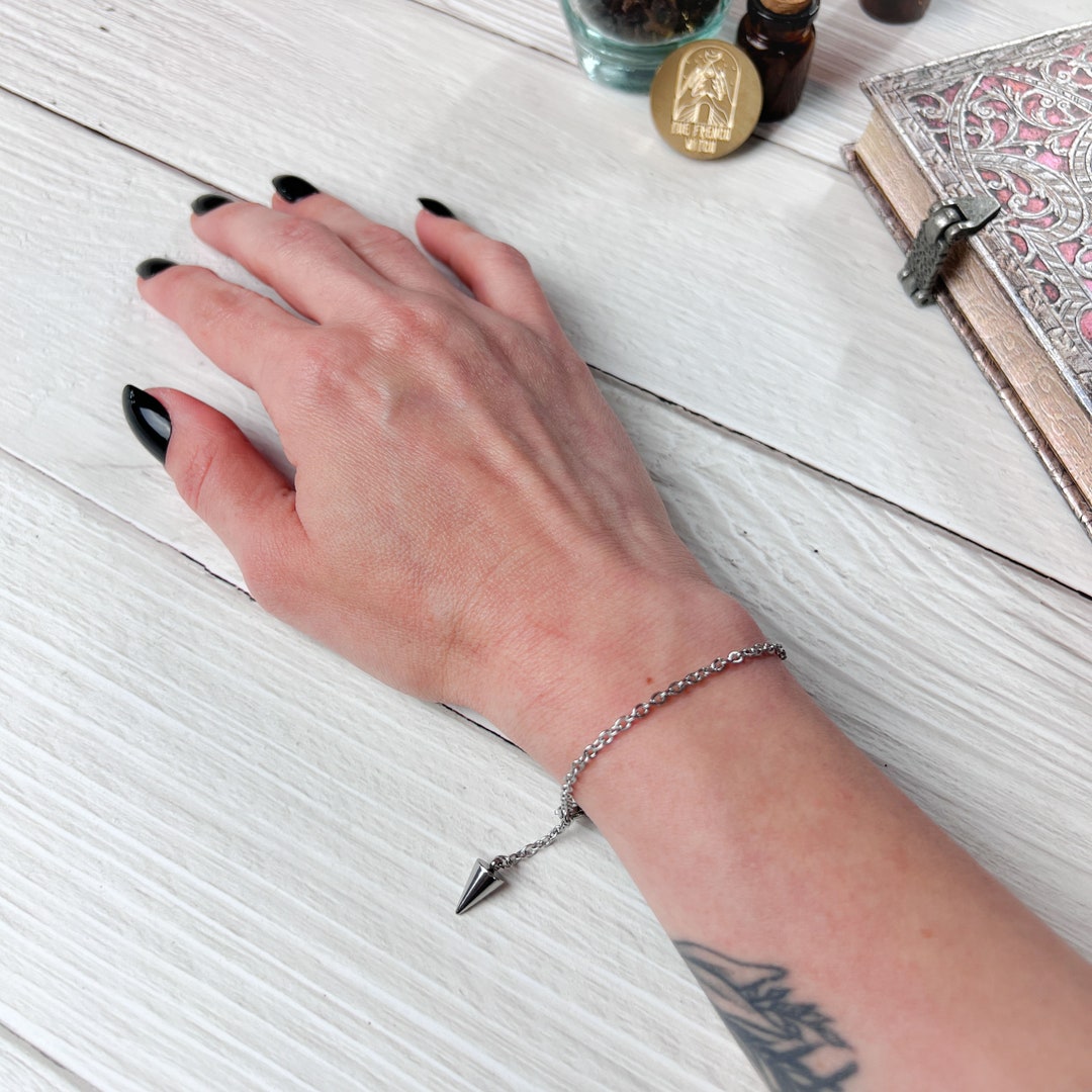 Secret Pendulum Bracelet, Dowsing Divination Jewelry, Psychic Witch ...