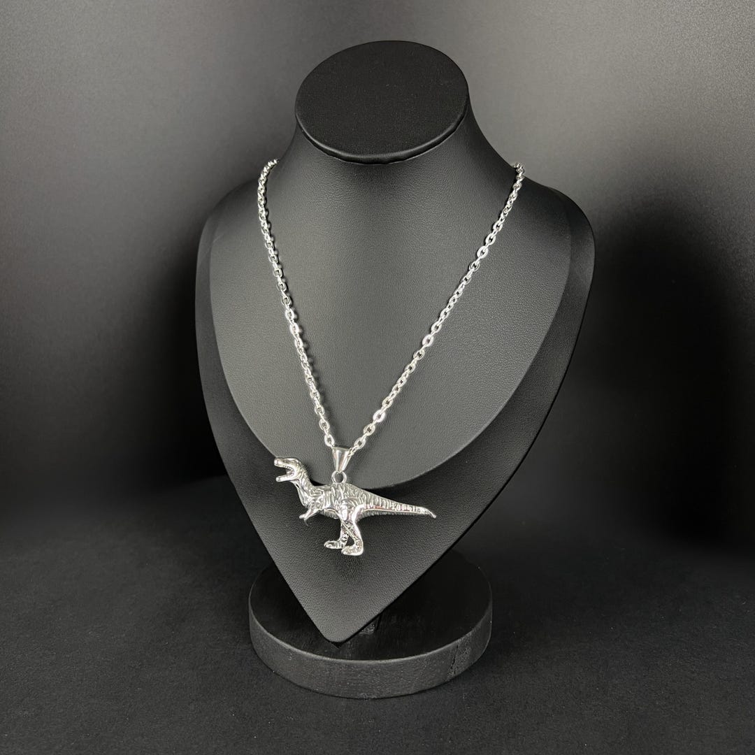 Velociraptor Pendant Necklace, Dinosaur Jewelry, Raptor Pendant ...