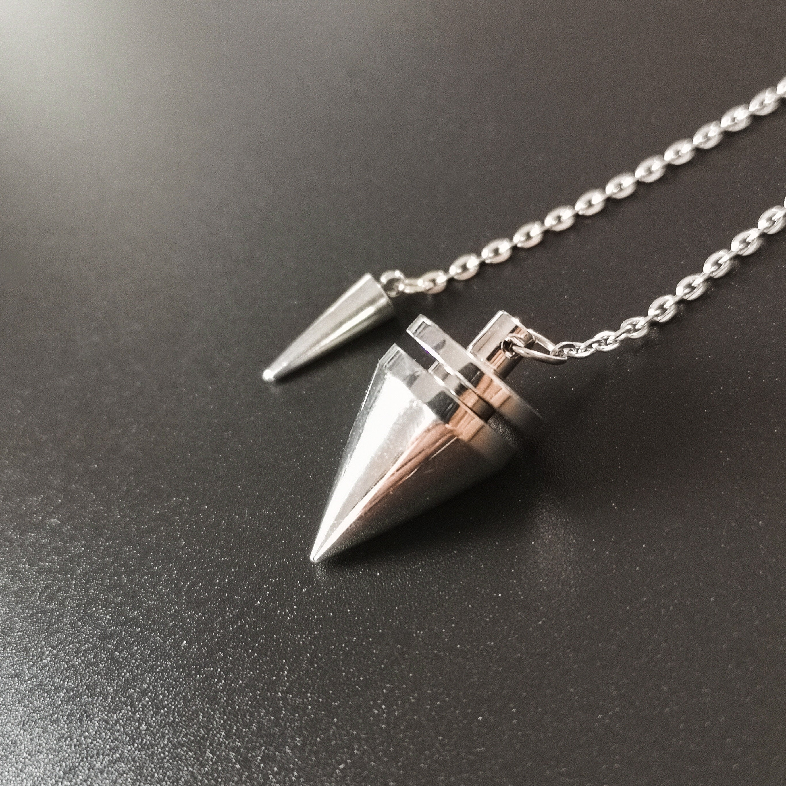 Cone and Coil Divination Pendulum Elegant Dowsing Pendulum - Etsy