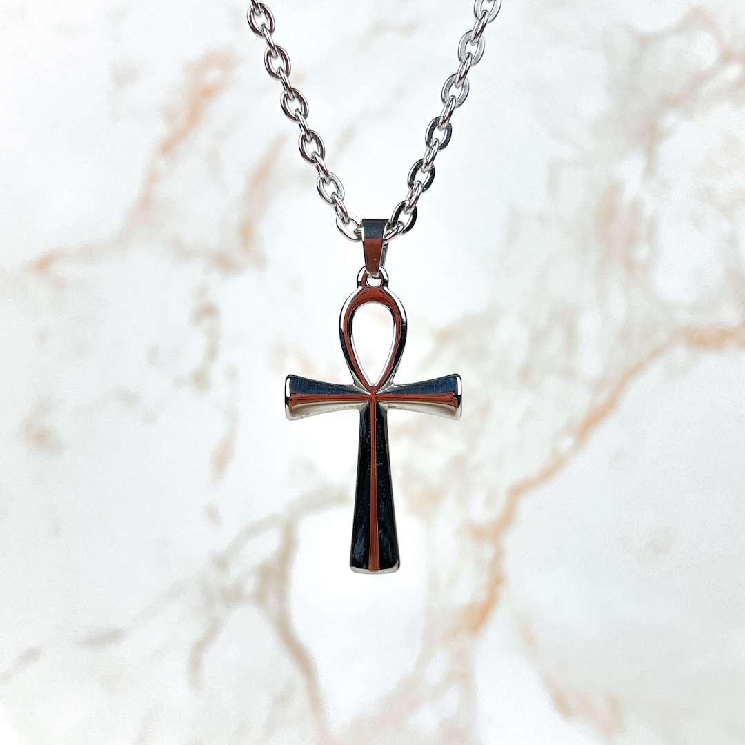 Ankh Necklace, Key of the Nil Symbol, Gothic Occult Jewelry, Ancient ...