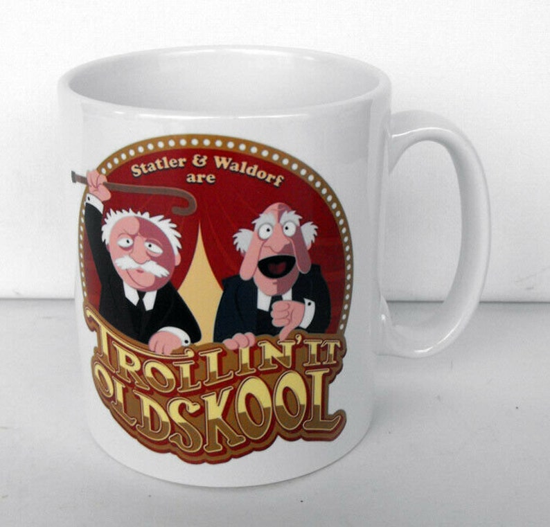 Statler Waldorf Muppets Grumpy Old Men Cartoonized CERAMIC MUG | Etsy