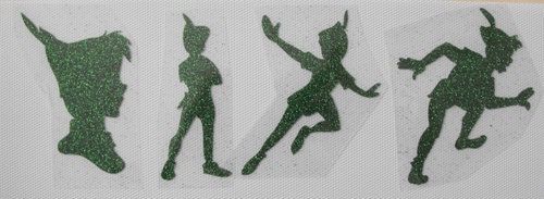 Peter Pan Head Standing Flying Walking IRON ON Transfer Patch | Etsy