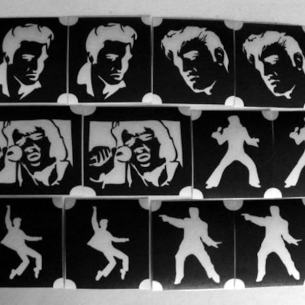 Rock and Roll Stencil - Etsy