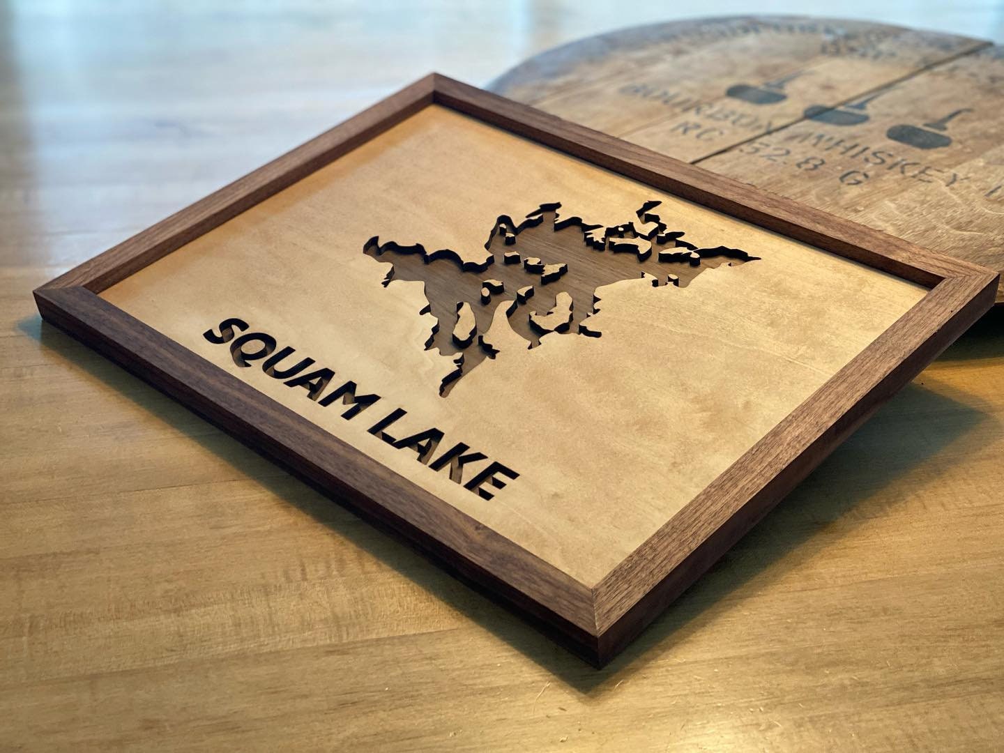 Squam Lake Map Lakes Region New Hampshire A Great Gift for Lake Houses ...