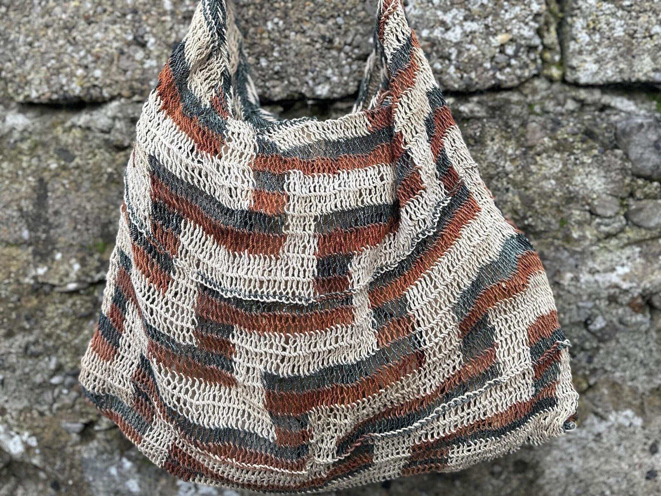 Natural Plant Fiber Bilum | PNG Bilum |rustic Bilum - Etsy