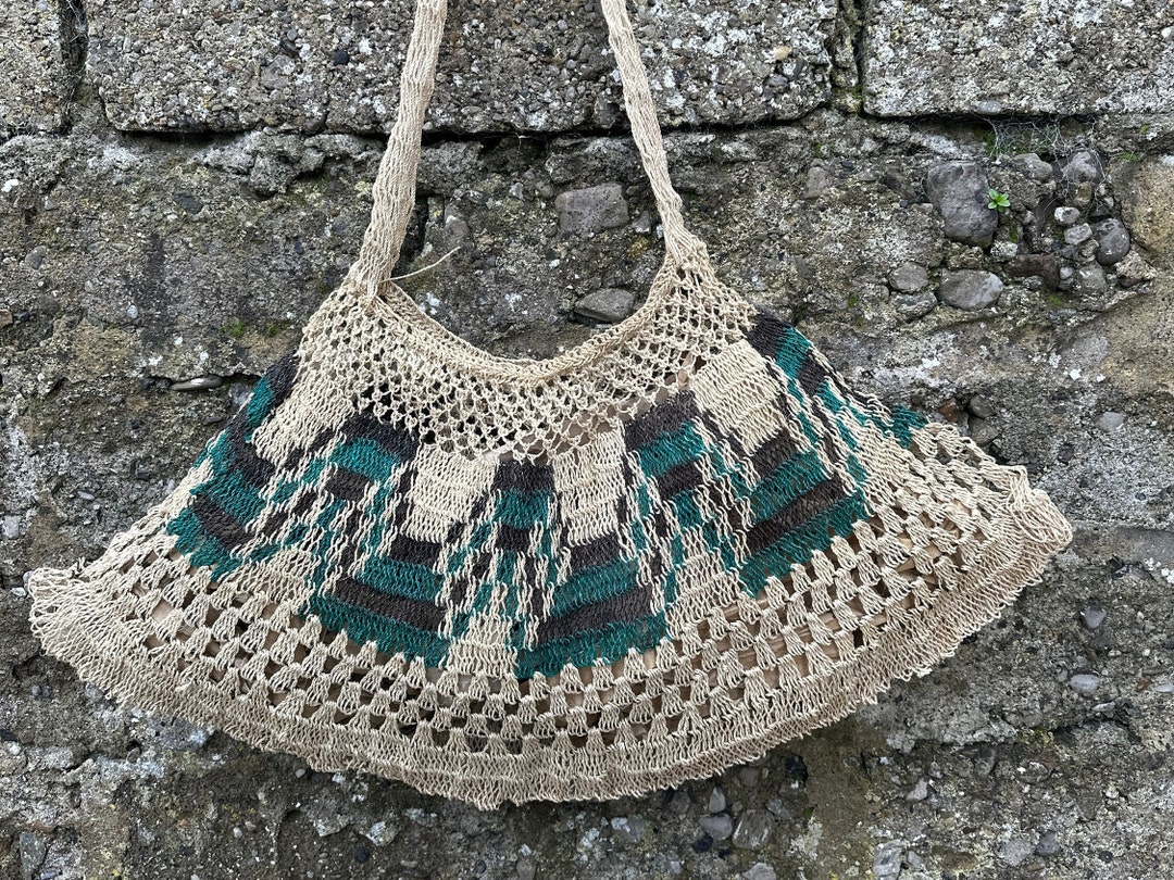 Natural Plant Fiber Bilum | PNG Bilum | - Etsy