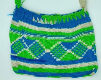 Papua New Guinea Woven Plant Fiber Bilum Bag - Etsy