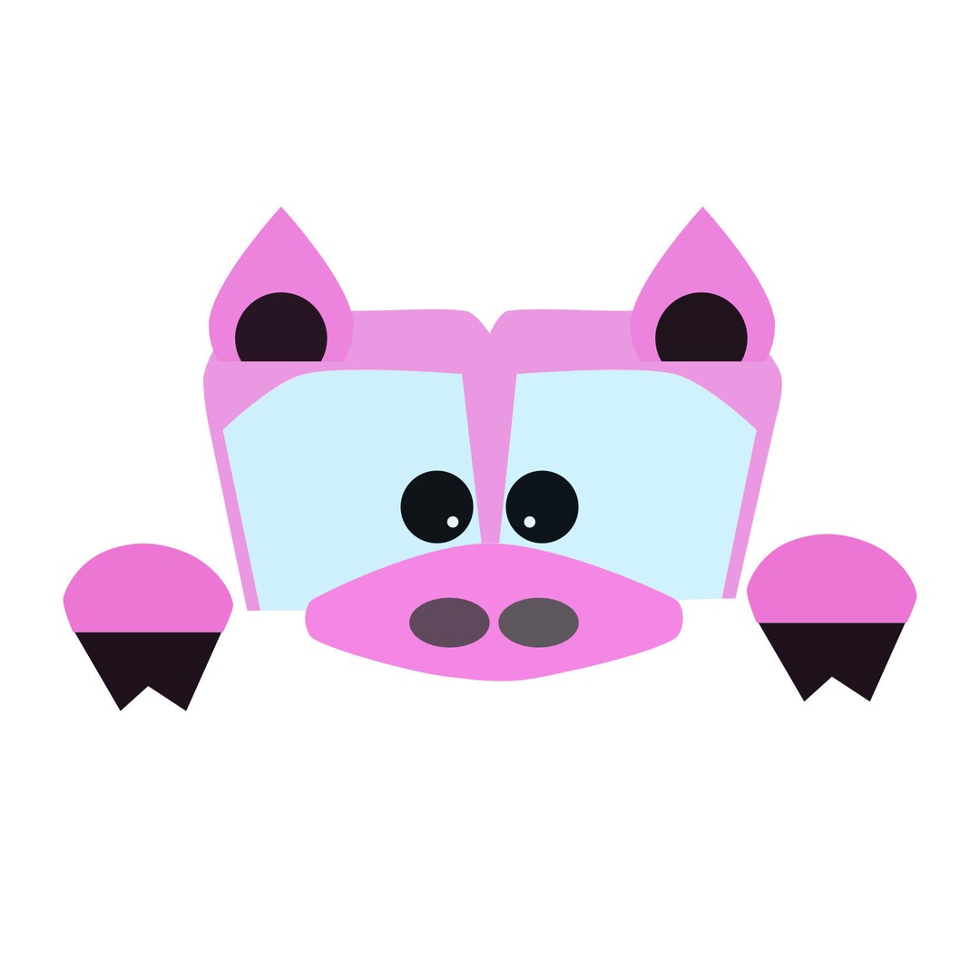 Pig Peeker SVG JPG - Etsy