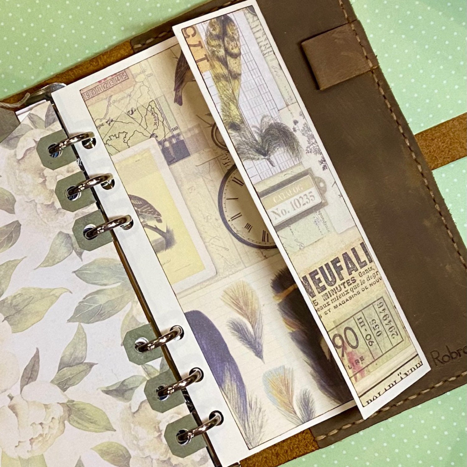 SVG Planner / Journal Flap Page for A6 Size Planner full Page Size 3.75 ...