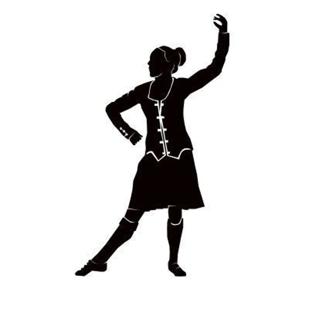 Scottish Dancer JPG and SVG Digital Files - Etsy