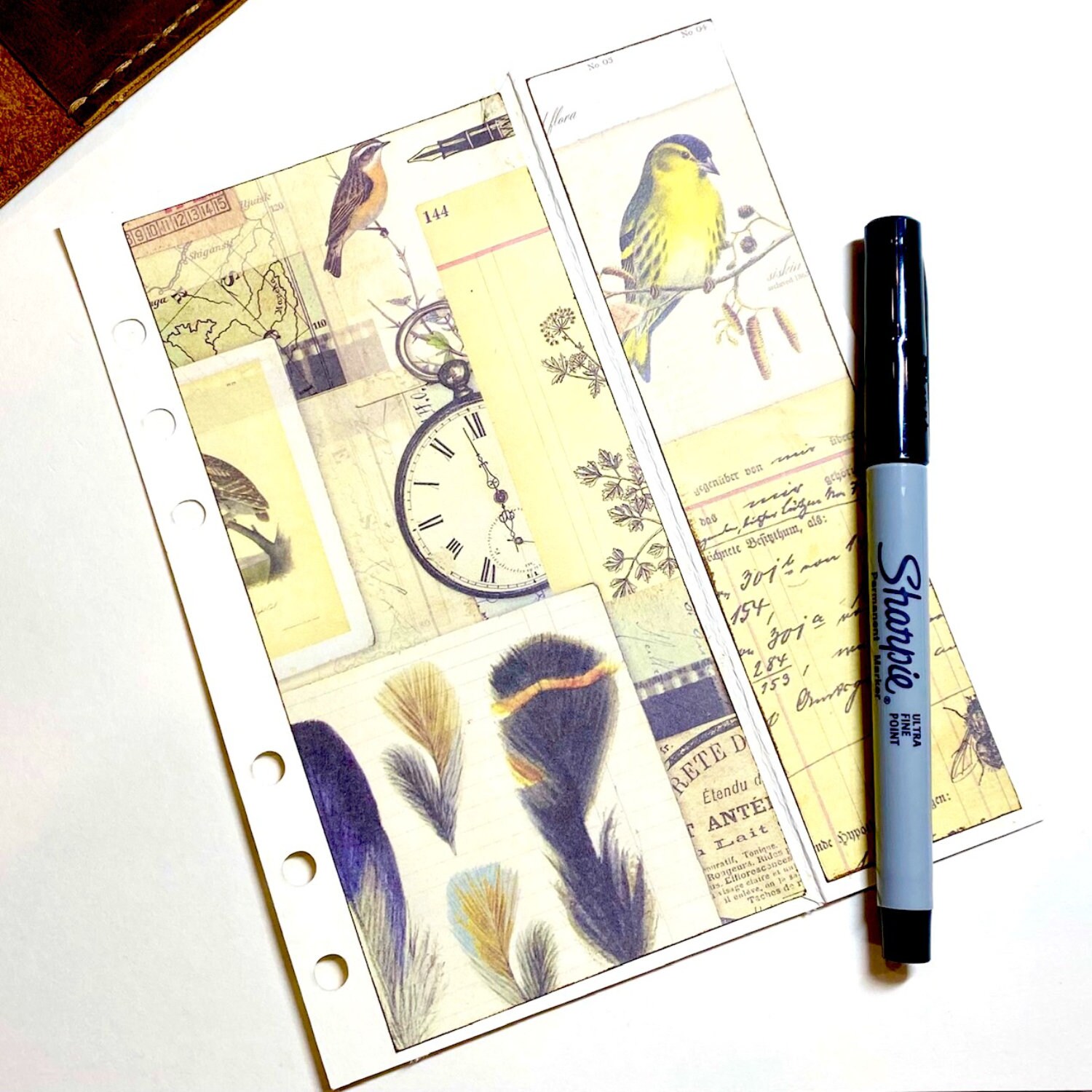 SVG Planner / Journal Flap Page for A6 Size Planner full Page Size 3.75 ...