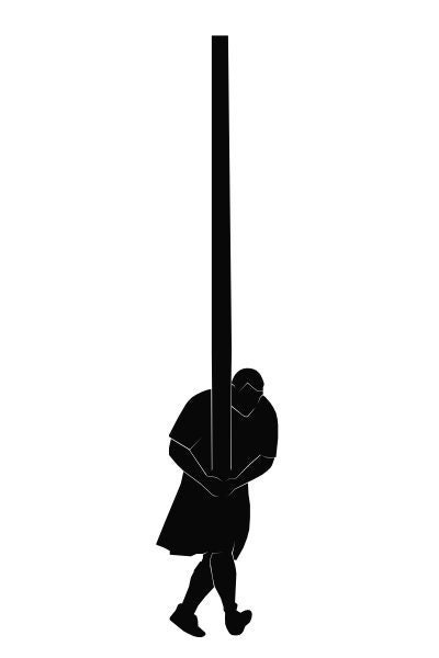 JPG and SVG File Scottish Caber Toss - Etsy