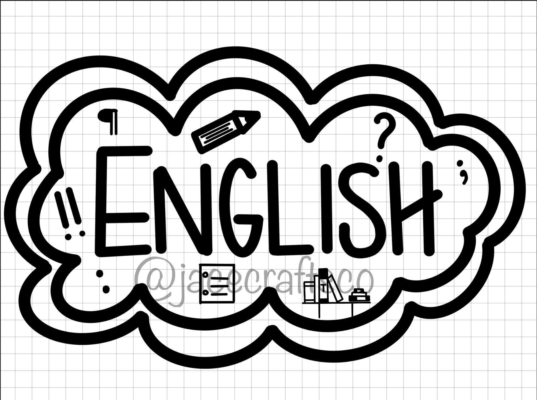 Teacher SVG (english) - Etsy