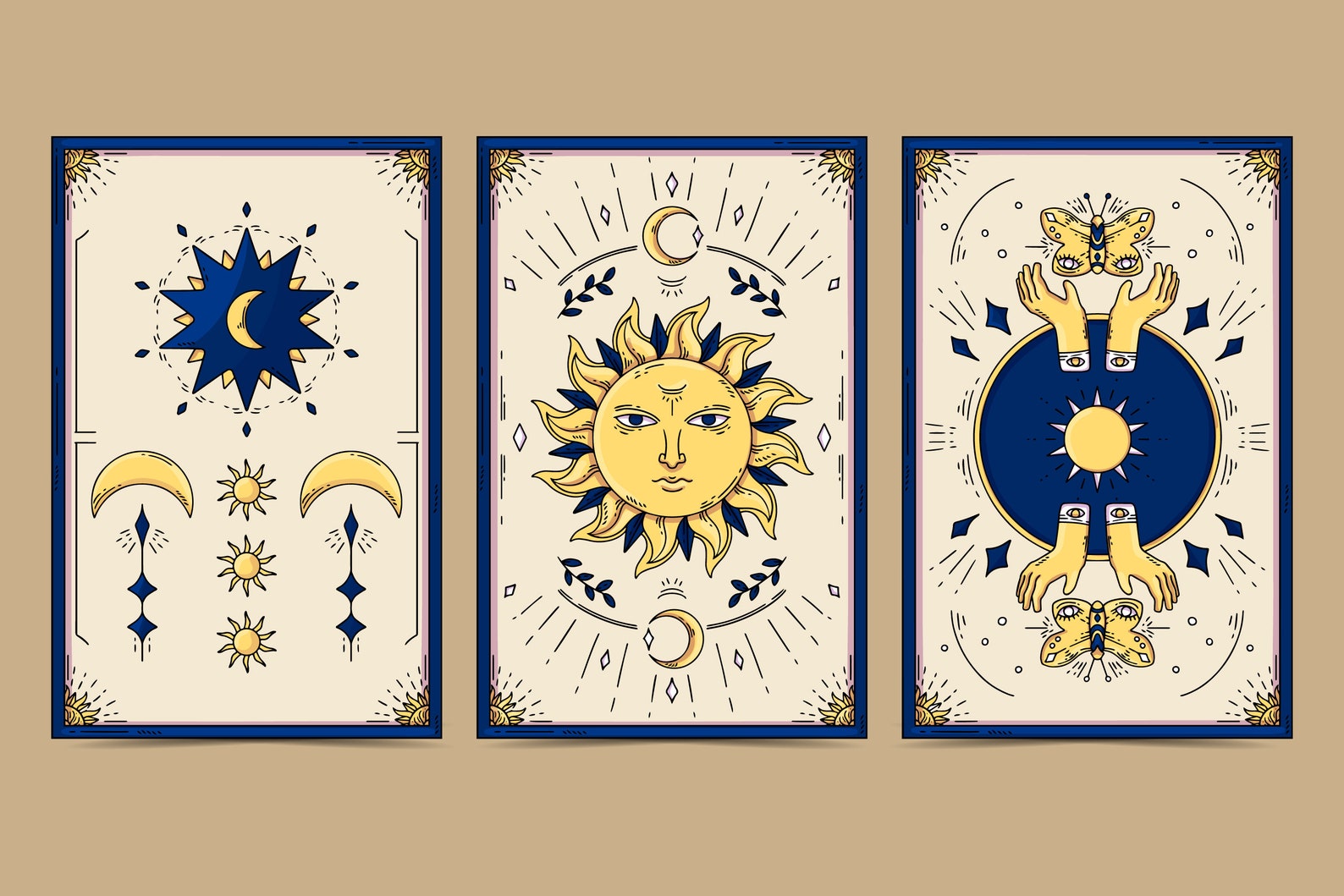 3 Card Spread - Tarot Reading With Printable Layout and Explanations - Etsy