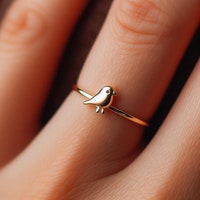 Bird Ring - Etsy