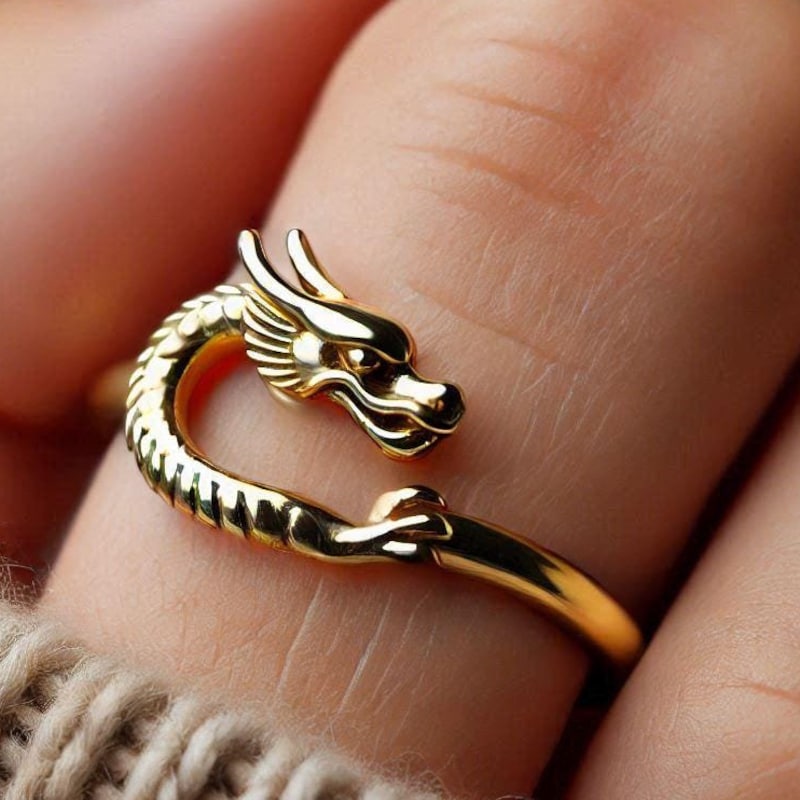 Dragon Ring - Etsy