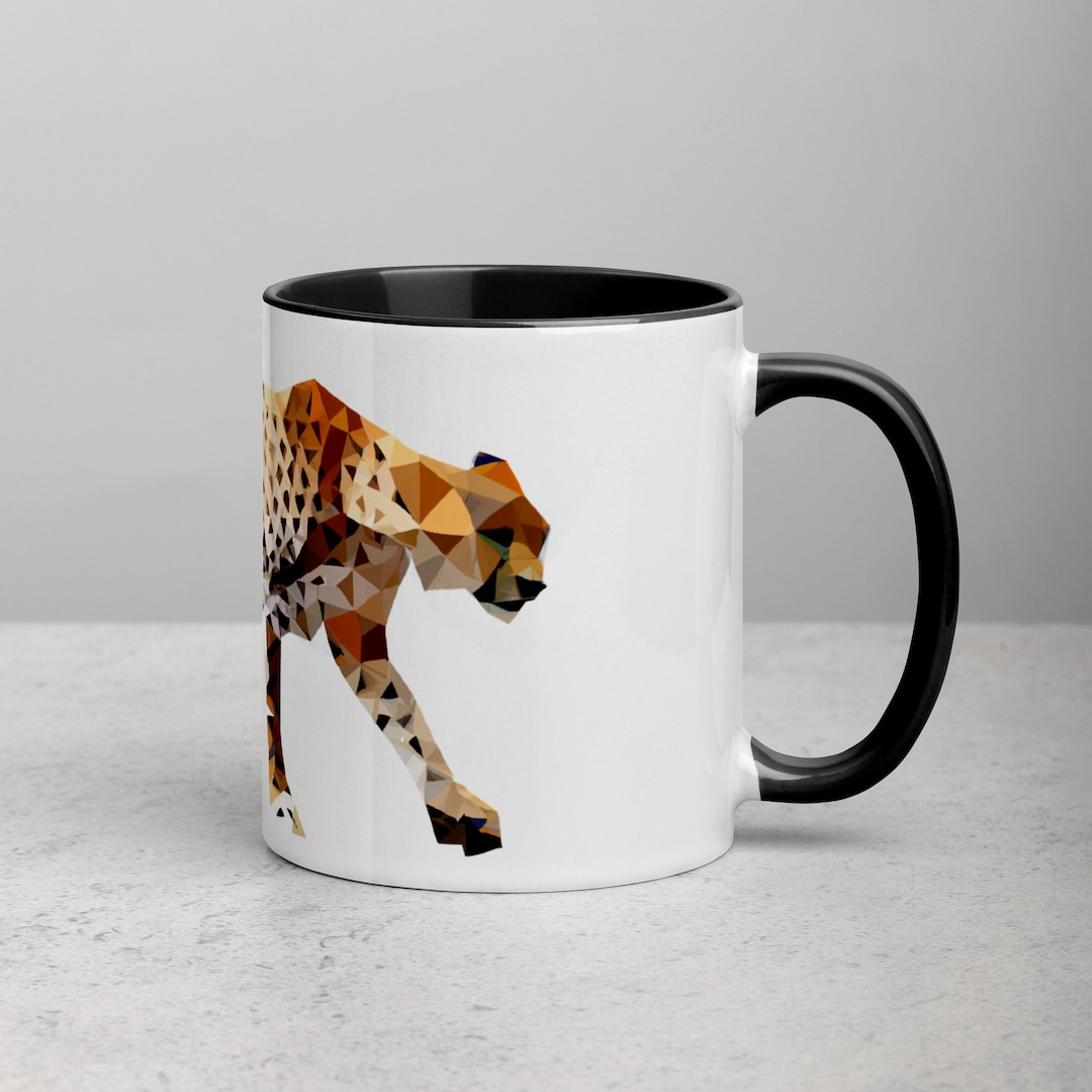 Cheetah Mug Cheetah Lover Coffee Mug Cheetah Art Mug Cheetah - Etsy