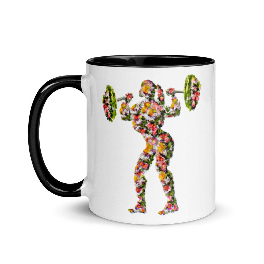 Plant Based Bodybuilder Coffee Mug Vegetarian Mug Bodybuilder Mug ...