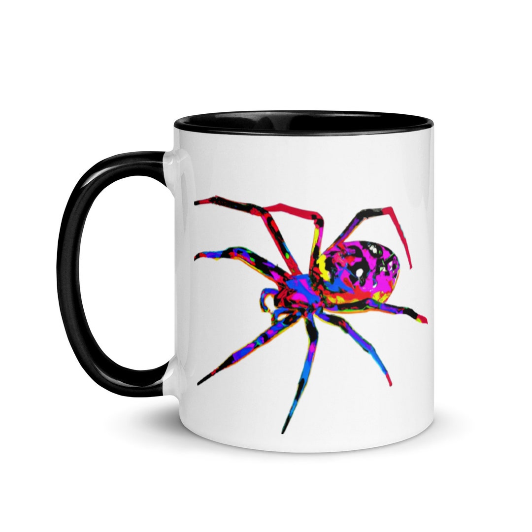 Spider Mug Spider Coffee Mug Spider Art Mug Spider Gift Spider Mug ...