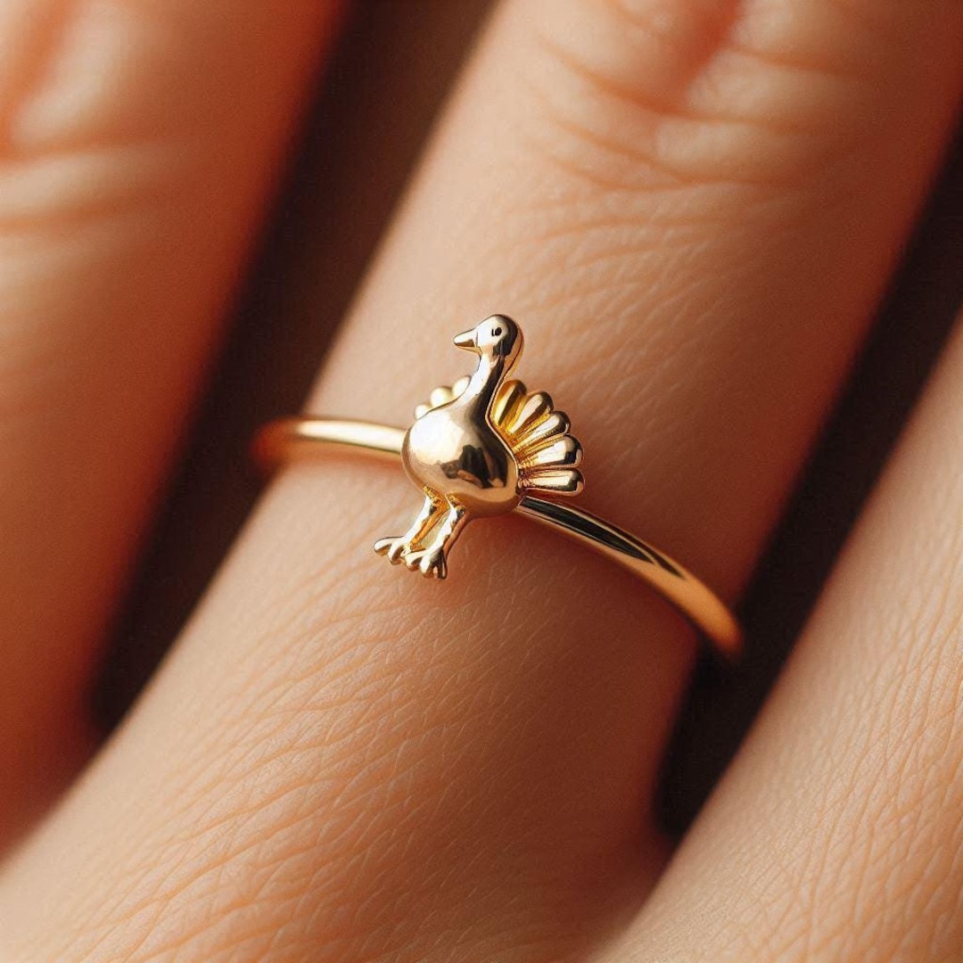 Minimalist Turkey Ring Yellow Gold Turkey Ring Turkey Ring Turkey ...